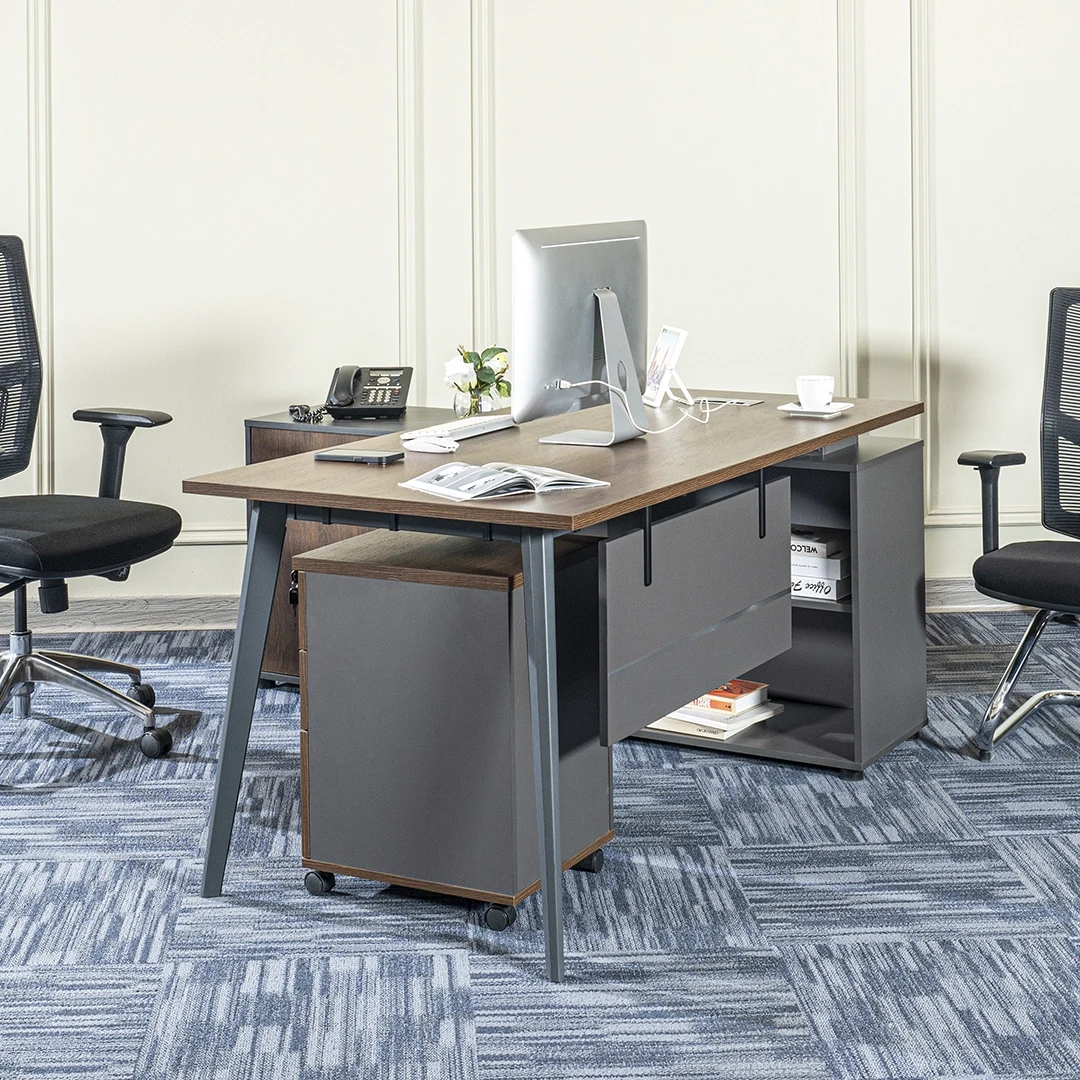 SALUVA OFFICE DESK - Black